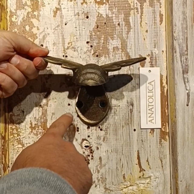 Watch Solid Brass Bee Door Knocker,Antique Bronze on Amazon Live
