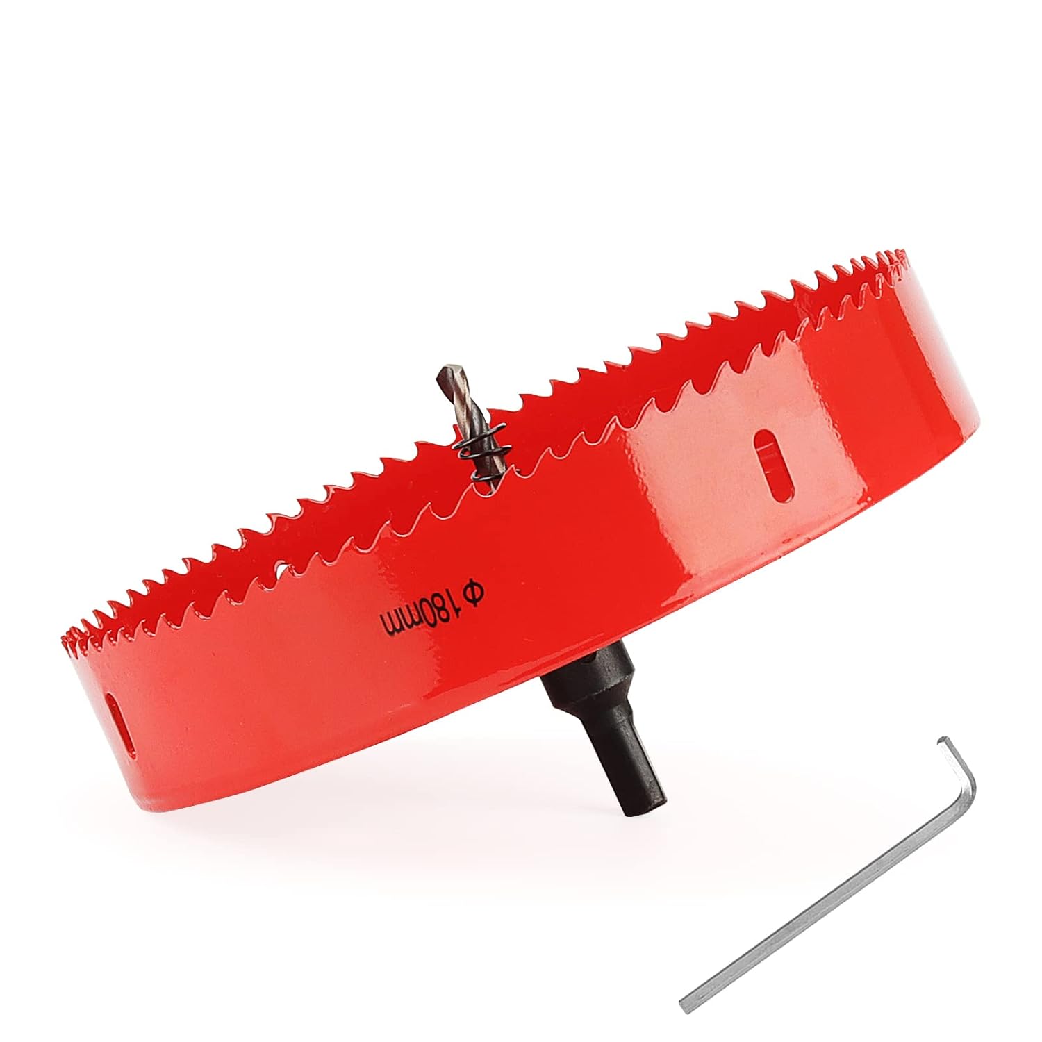 JAPCHET 180mm Bi-Metal Hole Saw, Hole Saw Cutter with Corn Hole ...