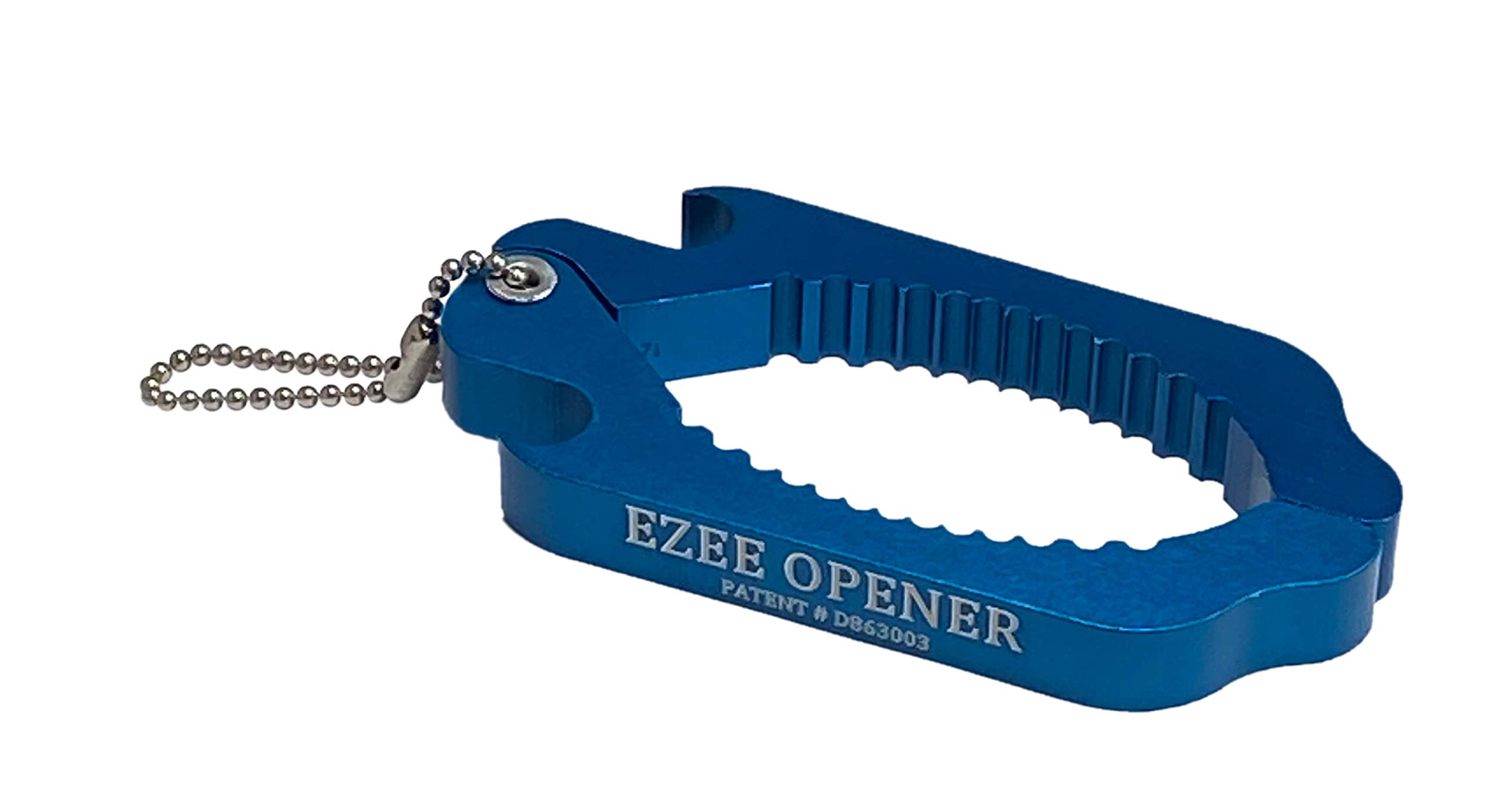 Amazon.com: Ezee Opener - (Blue) Aluminum Keychain Multi use opener ...