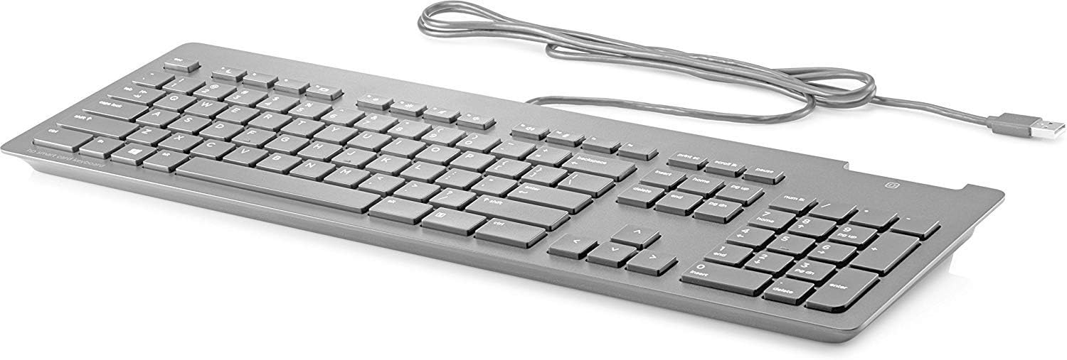 HP Professional Slim Business SmartCard USB Keyboard TPC-C001K Z9H48AA ...