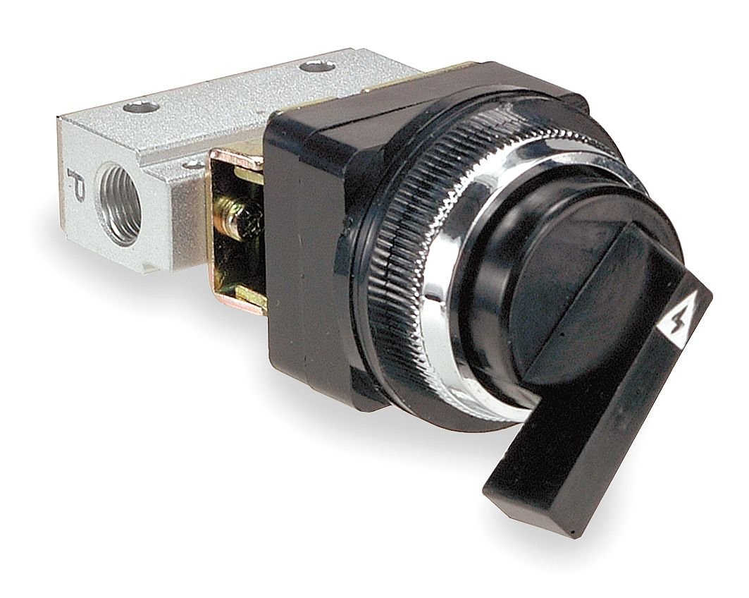 Manual Air Control Valve, 3-Way, 1/8in NPT: Air Tool Fittings: Amazon ...