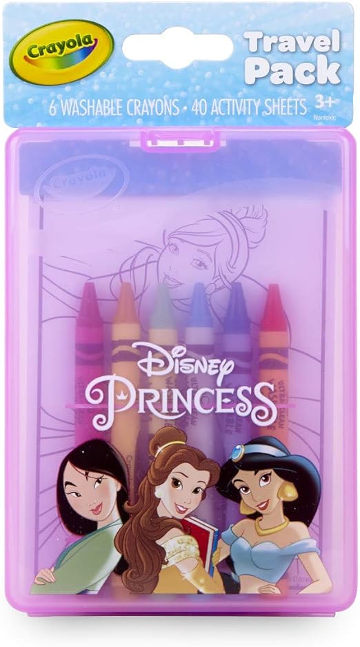 Amazon.com: Crayola Princess Coloring Kit, Travel Activity, Gift for ...