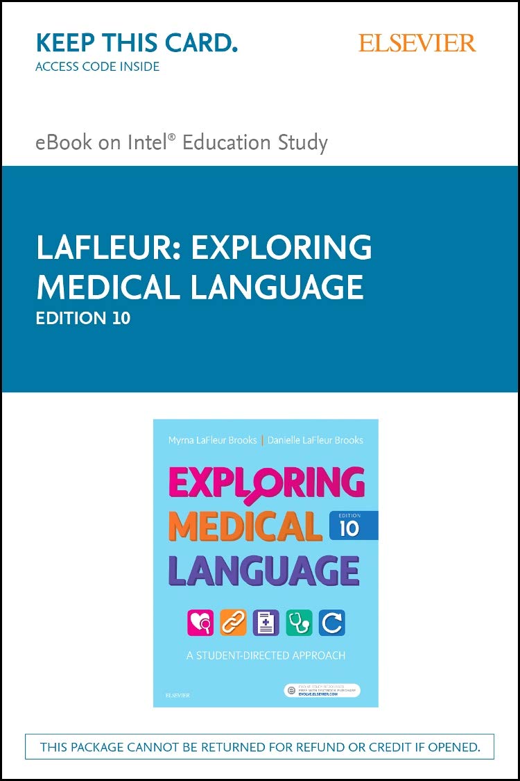 Exploring Medical Language - Elsevier eBook on Intel Education Study ...