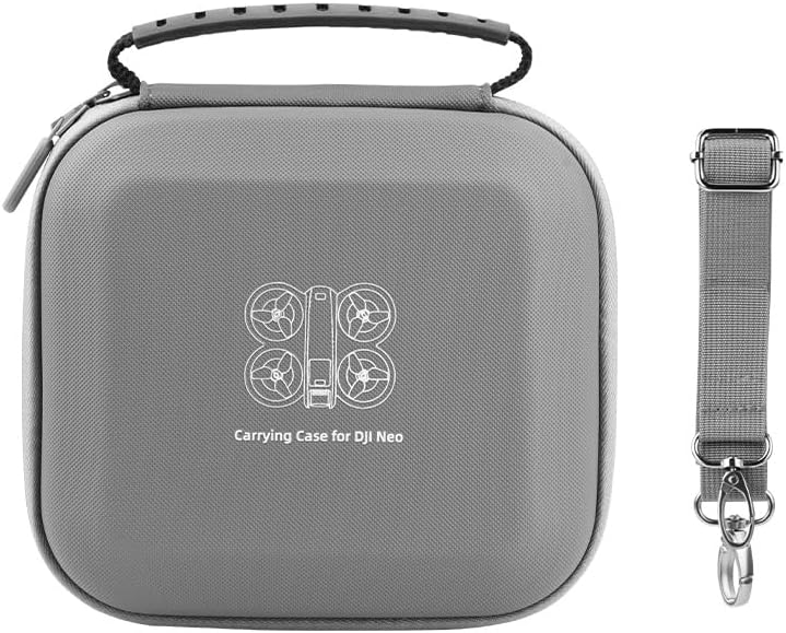 CENXI Carrying Case for DJI Neo, Portable PU Leather Small Shoulder Bag ...