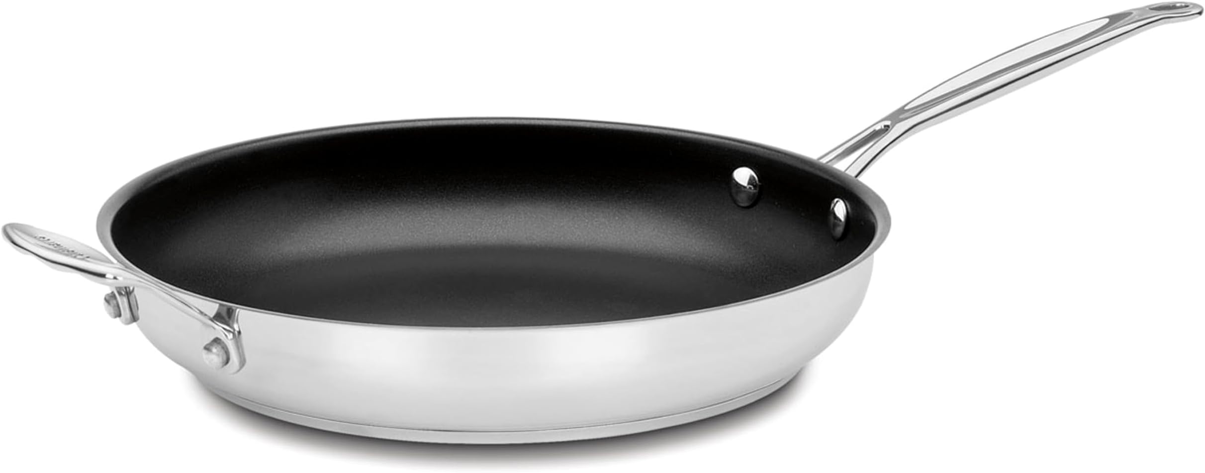 Amazon.com: Cuisinart 12-Inch Open Skillet with Helper Handle Chef's ...