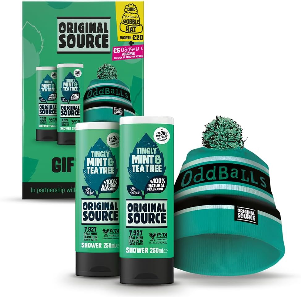 Original Source x Oddballs Gift Set, Mint & Tea Tree Shower Gel ...