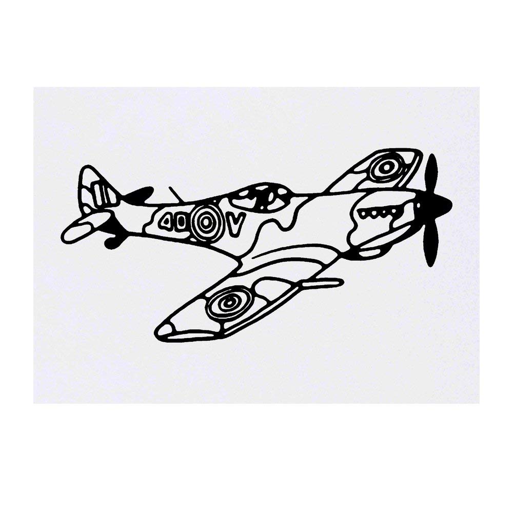 Spitfire Airplane Tattoos Tiny Airplane Temporary Tattoo Set Of 3