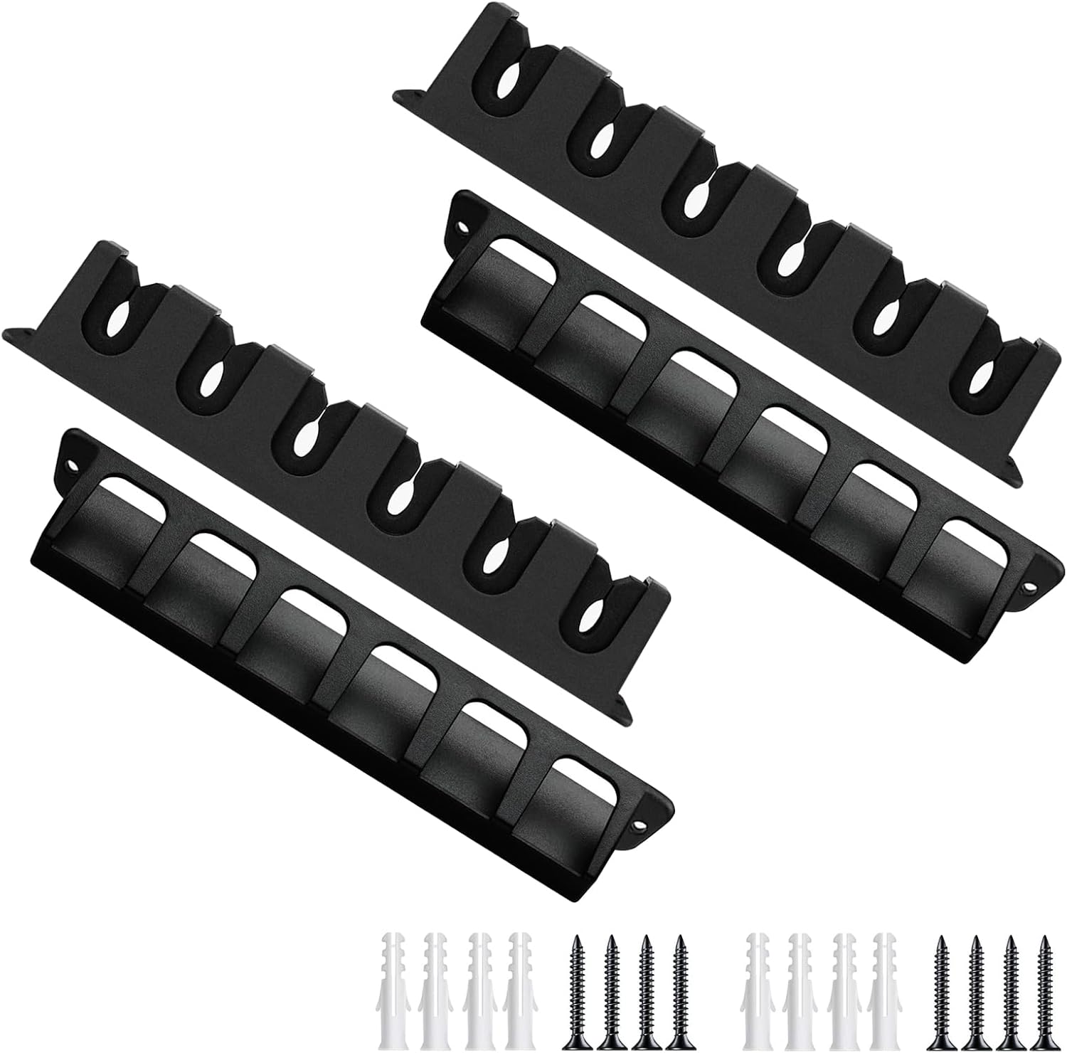 Amazon.com: Fishing Rod Holders Wall-Mounted 2 Pairs, Simple Deluxe ...