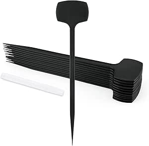 Amazon.com: KINGLAKE 50 Pcs Large Black Plant Labels,Outdoor Plant Tags ...