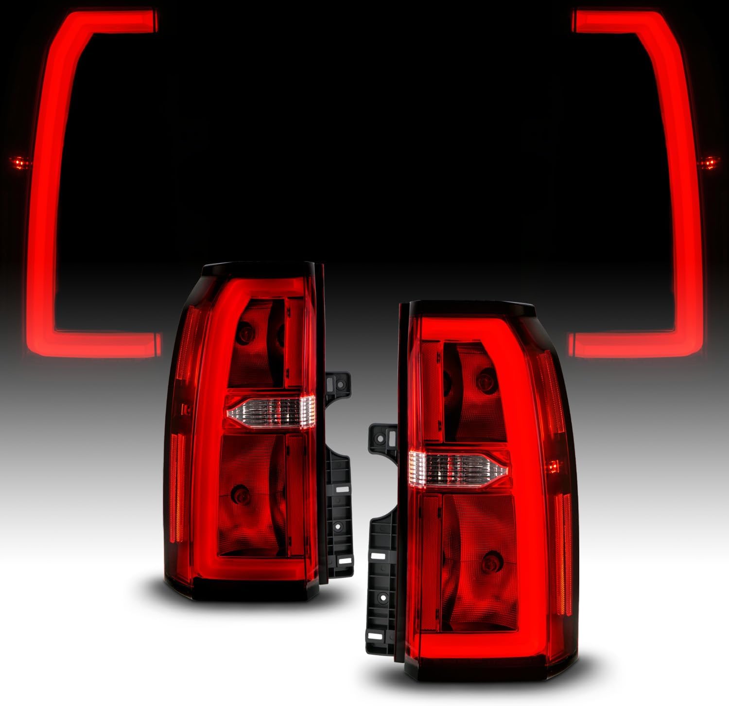 Amazon.com: ACANII - For 2015-2020 Chevy Tahoe Suburban Clear Lens OE ...