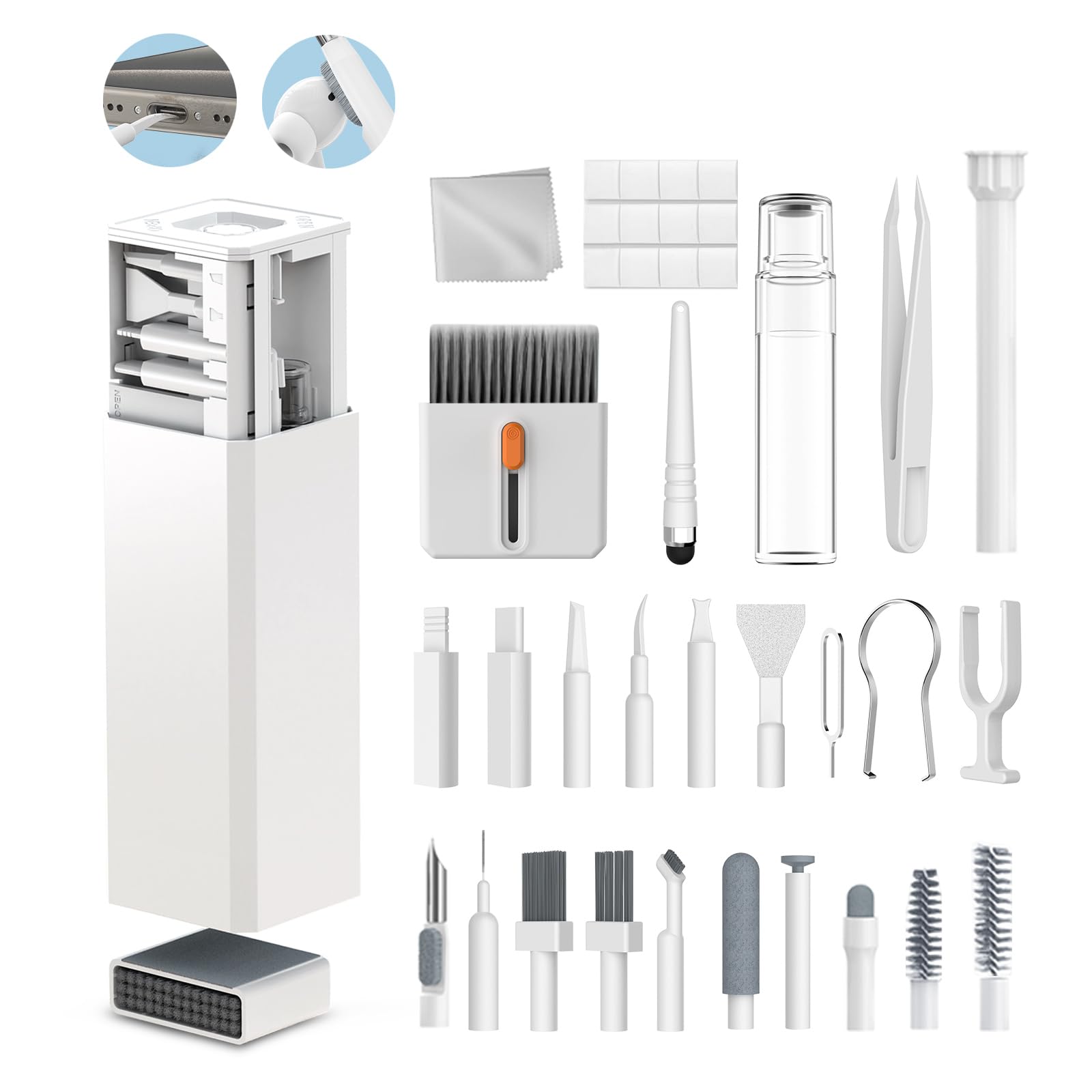 Amazon.com: 34-in-1 Phone and Laptop Cleaning Kit - Multi-Function PC ...