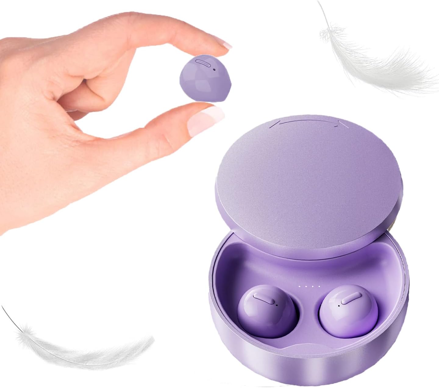 Amazon.com: Loluka Small Invisible Wireless Bluetooth Earpiece - Mini ...