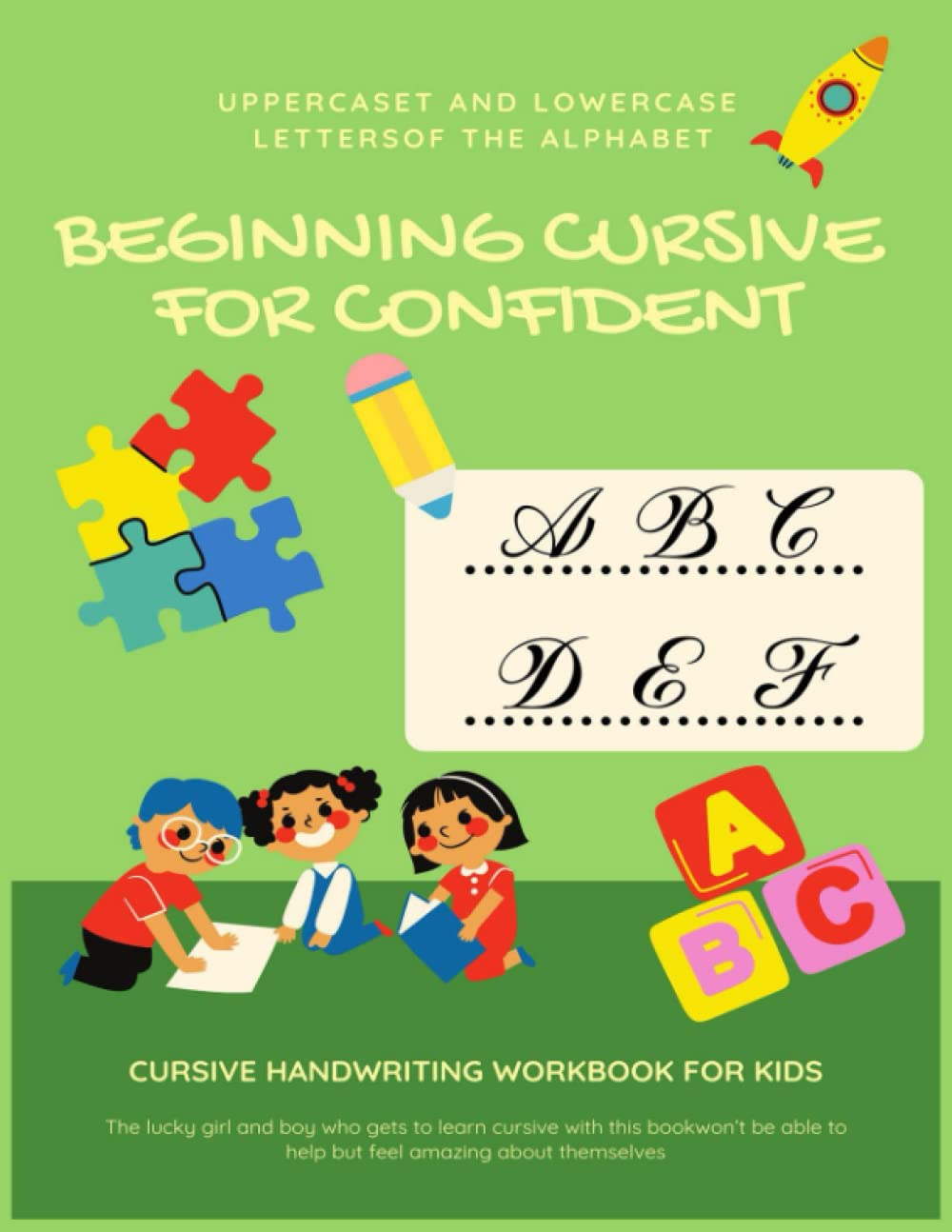 Beginning Cursive For Confident Cursive Handwriting Workbook For Kids ...