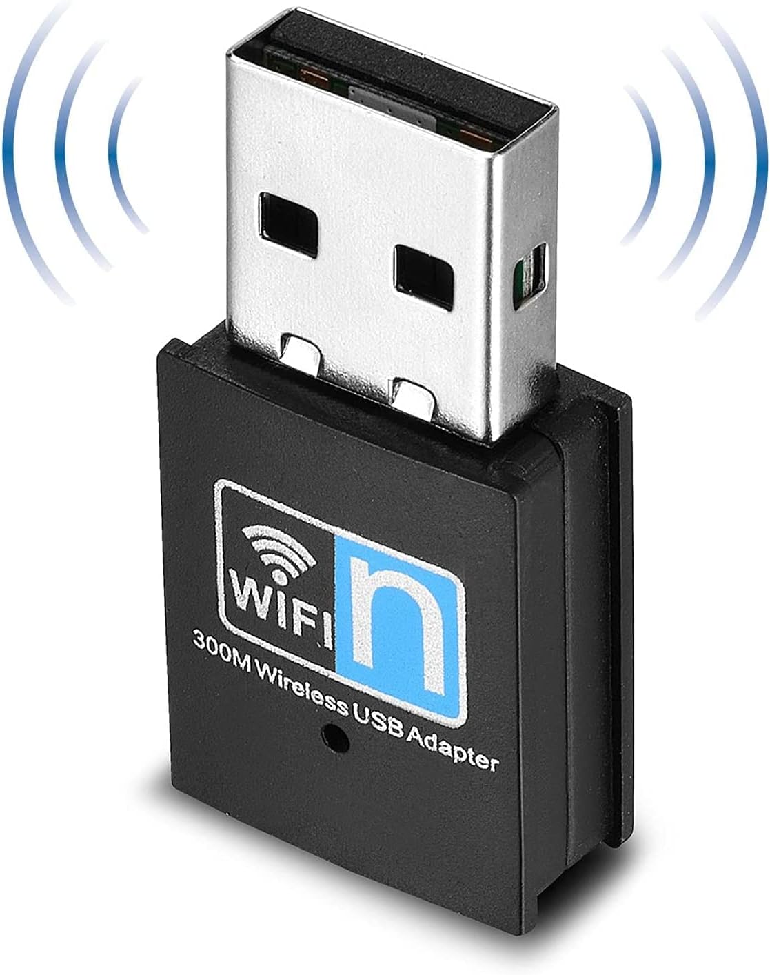 Amazon.com: USB Wi-fi Dongle, 2.0 Adapter 300Mbps Wireless Network Card ...