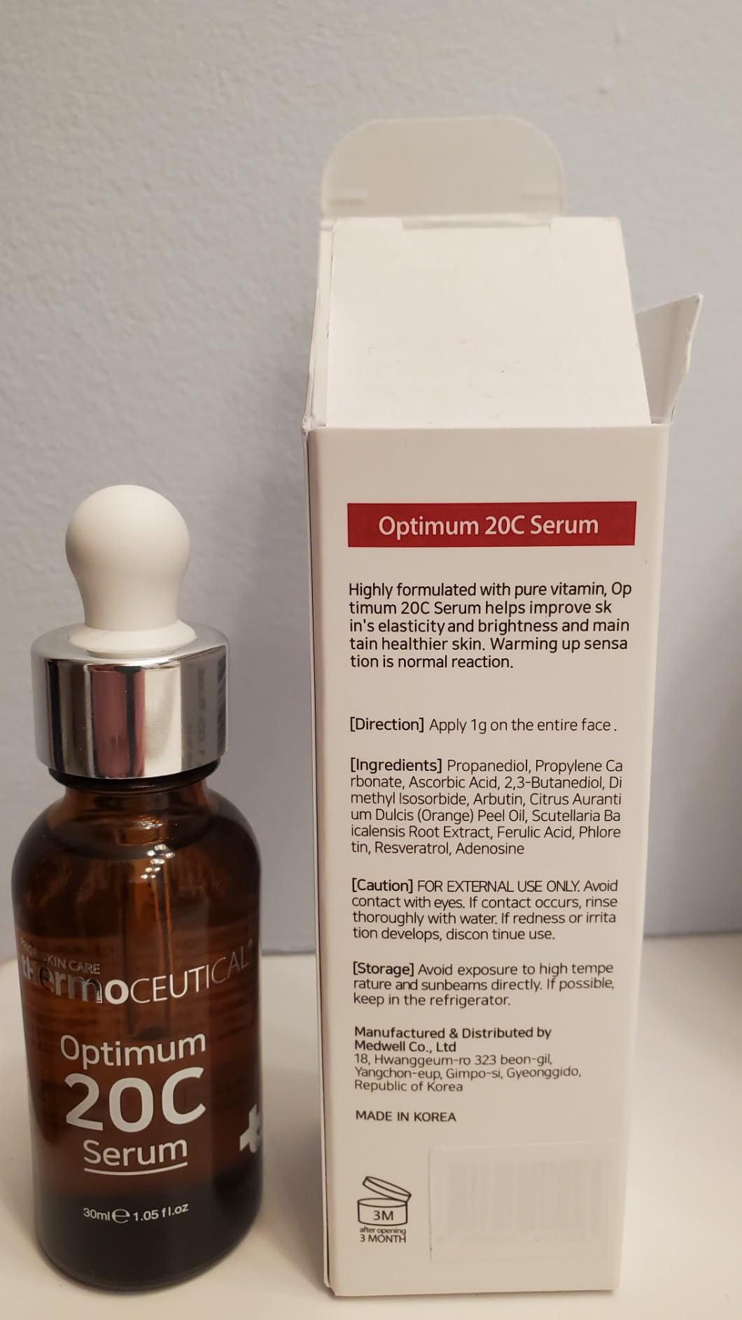 Amazon.com: tHermoCEUTICAL Optimum 20C Serum - Pure Vitamin C Serum ...