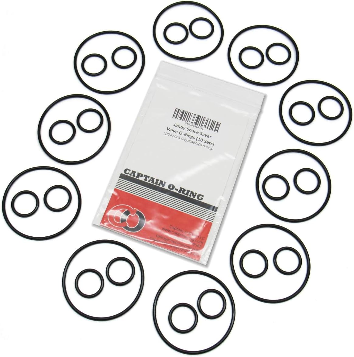 Amazon.com : Jandy 3 Way Valve O-Ring Kit O-515-KIT-9 Replacement ...
