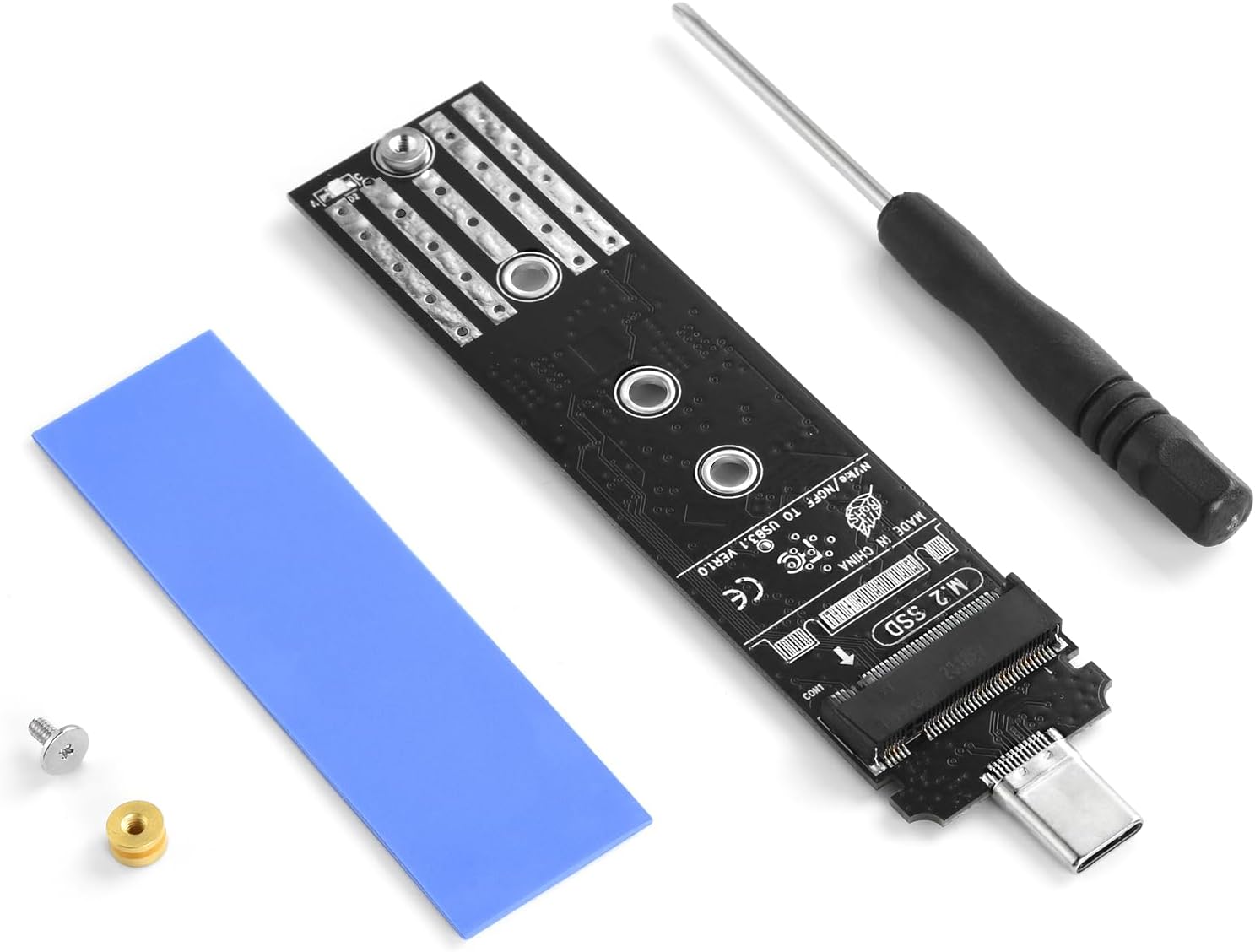 Amazon.co.jp: ELUTENG M.2 SSD USB変換アダプタ SATA NVME 両対応 USB3.1 Gen2 ...