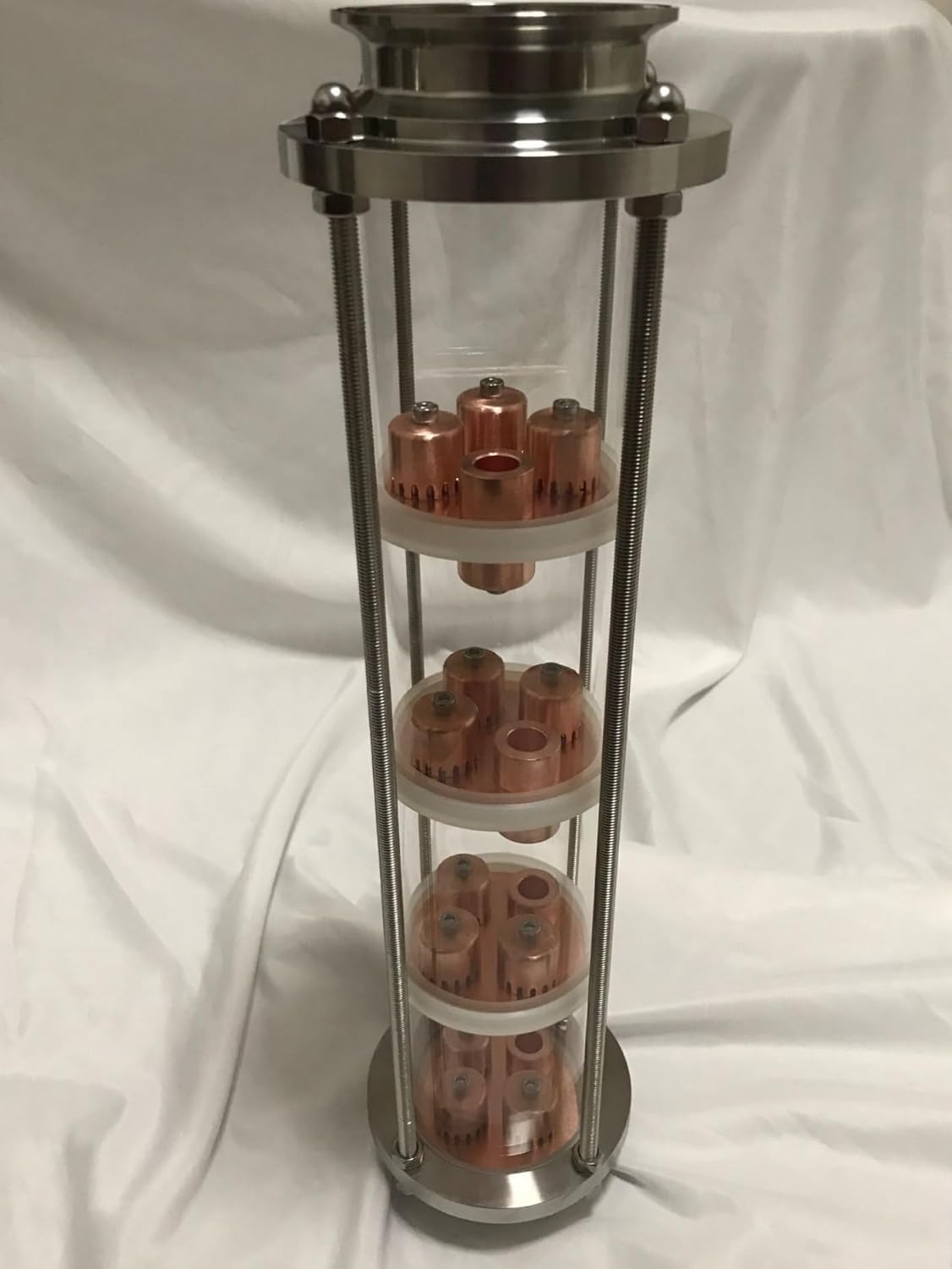 Amazon.com | 3" 4plates glass copper bubble plate moonshine reflux ...