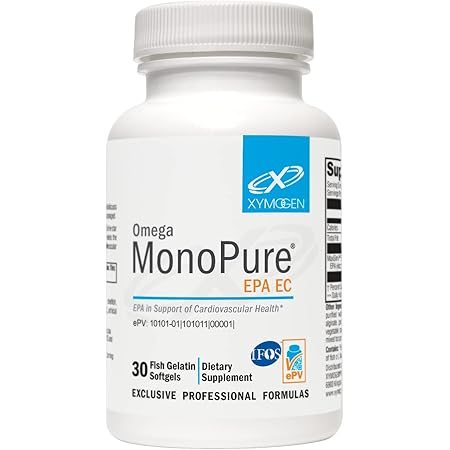 Amazon.com: Xymogen OmegaPure 900 EC - Alaskan IFOS Five-Star Certified ...