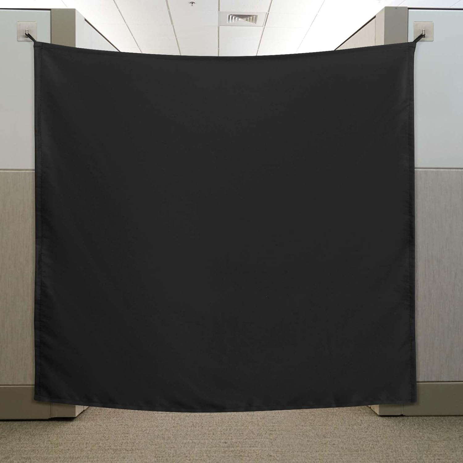 Amazon.com: Pinkunn 40 x 48 Inch Office Cubicle Curtain with Stainless ...