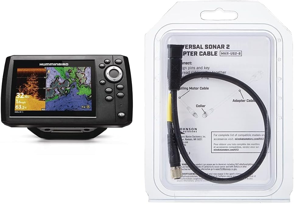 Amazon.com: Humminbird Helix 5 Fish Finder and Accessories Bundle ...