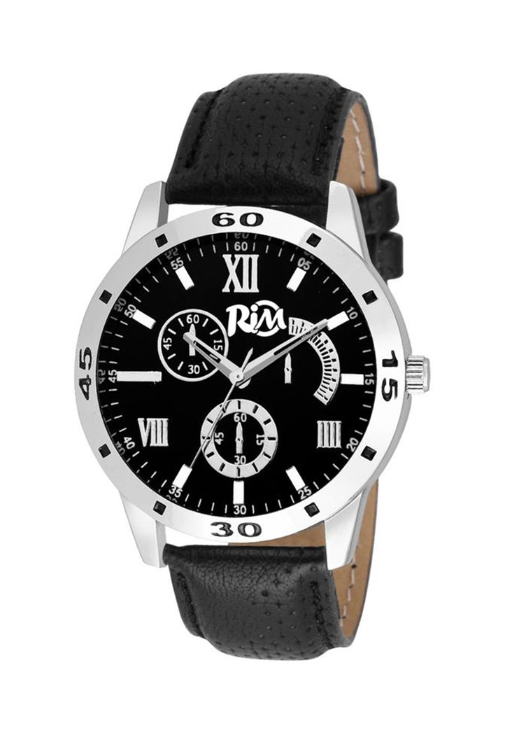 RIOM Analog Black Dial Men's Watch - Riom-M-42 : Amazon.in: Fashion