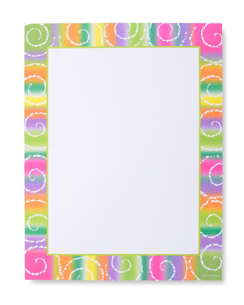 Snapklik.com : Fiesta Border Stationery Paper