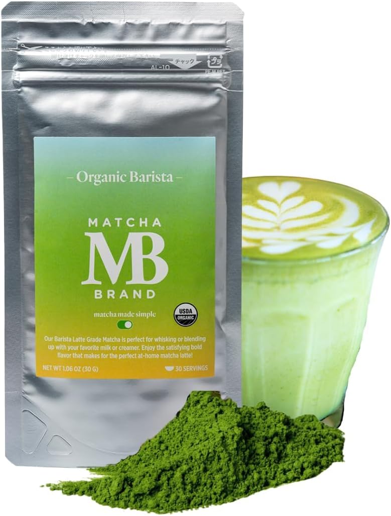 Amazon.com: Matcha Brand Barista Grade Organic Matcha Powder - Crafted for Daily Cafe-Quality ...