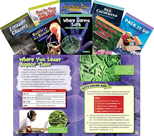Teacher Created Materials - Mathematics Readers for Middle School Set 1 ...