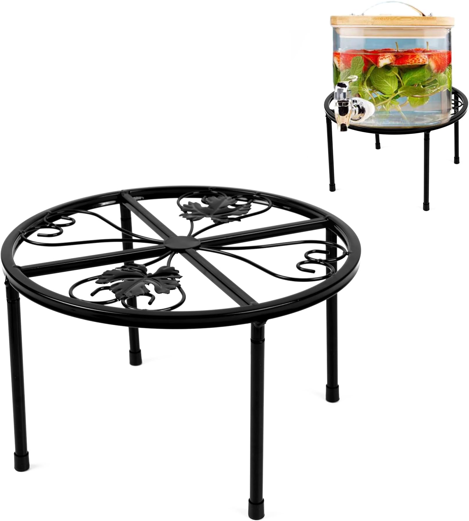 Amazon.com : Sozize Metal Beverage Drink Dispensers Stand Fit Max 9 ...