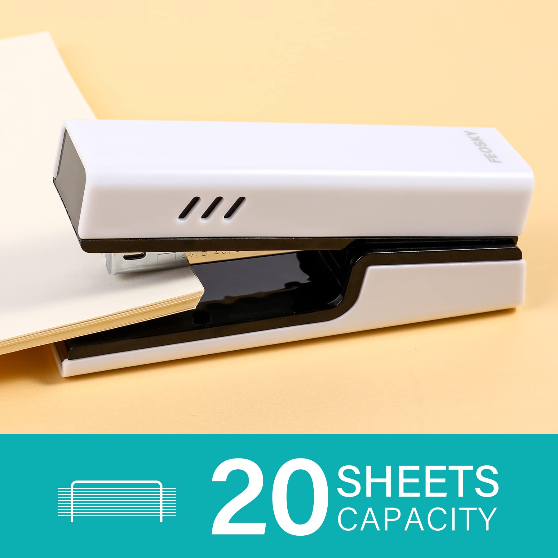 Snapklik.com : Feosky Effortless Desktop Stapler,one Touch Stapling ...