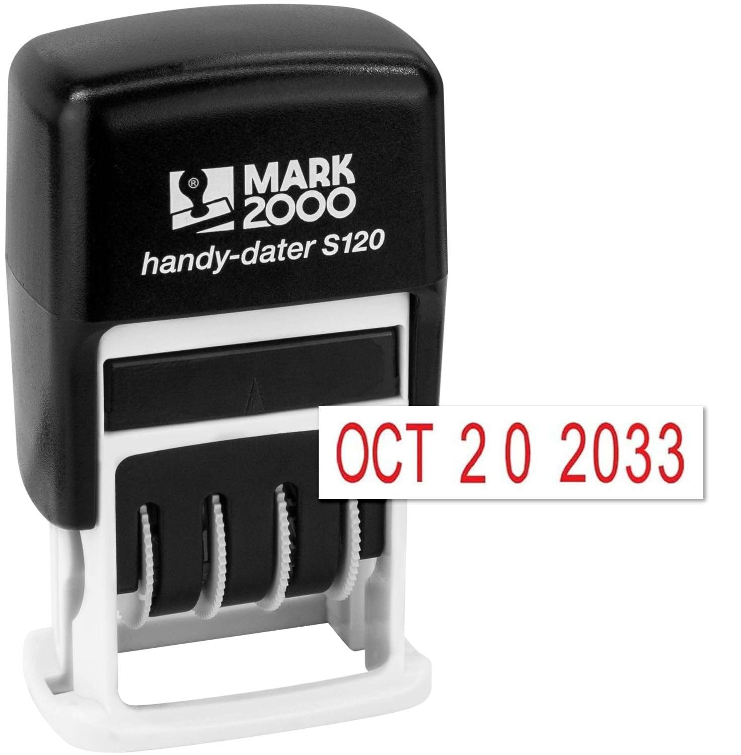 Snapklik.com : S120 Self-Inking Date Stamp - Red Color