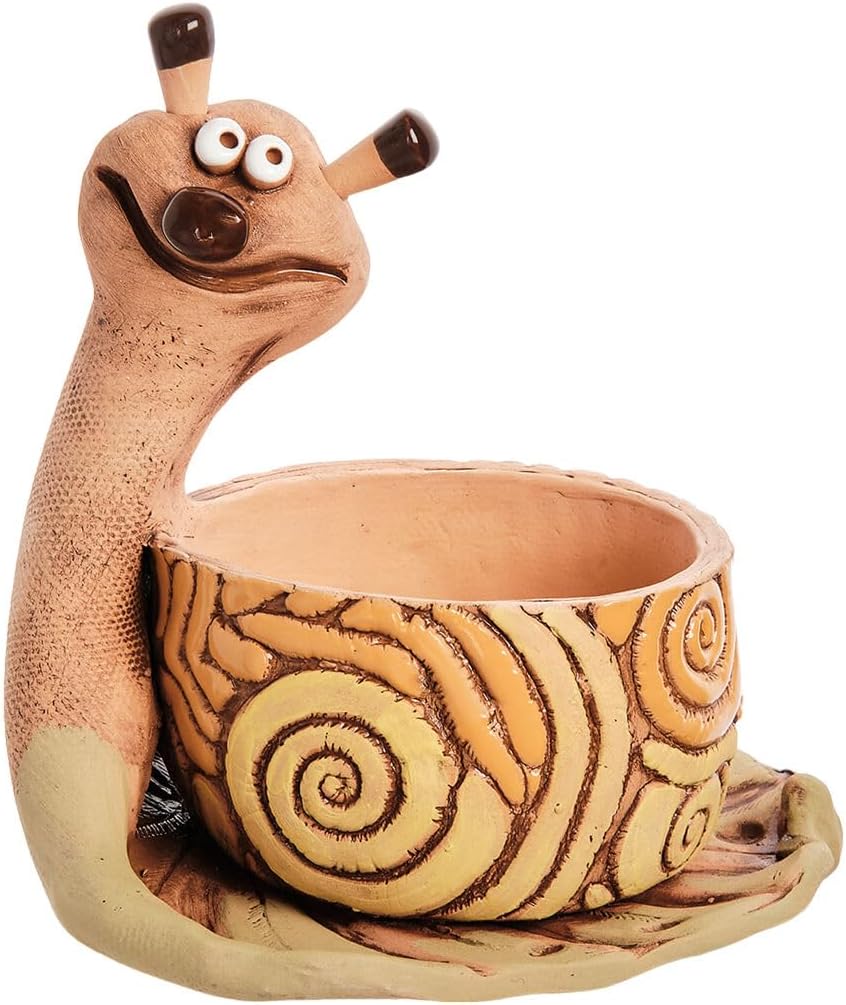 Amazon.com : NA Home Decor Ceramic Flower Pot Planter 7.9x7.9x6.5-inch ...