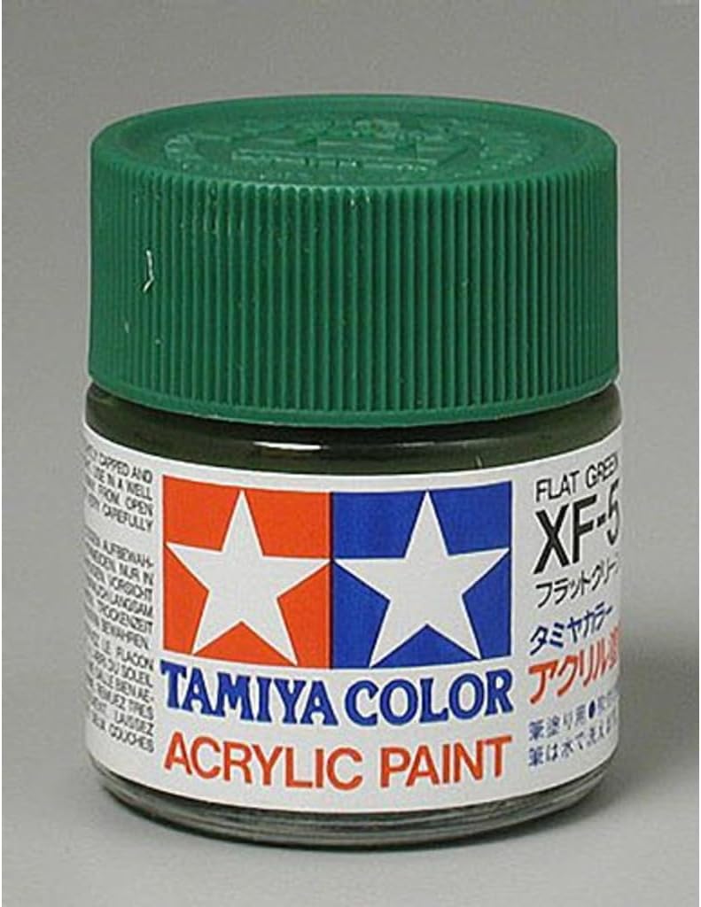Amazon.com: Tamiya Acrylic XF5 Flat, Green : Arts, Crafts & Sewing