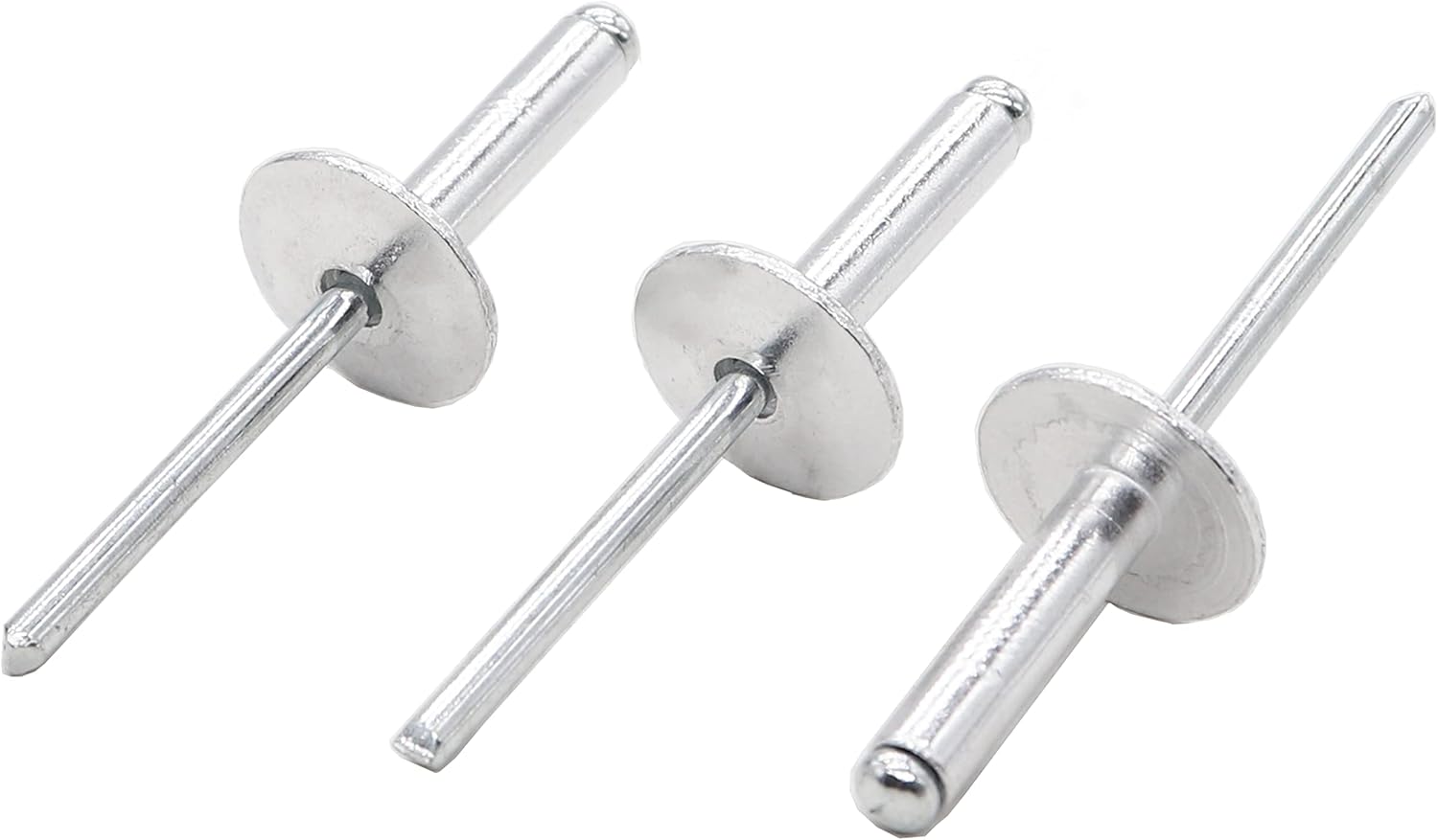 Amazon.com: binifiMux 80pcs Large Flange Blind Rivets, 3/16" x 5/8 ...