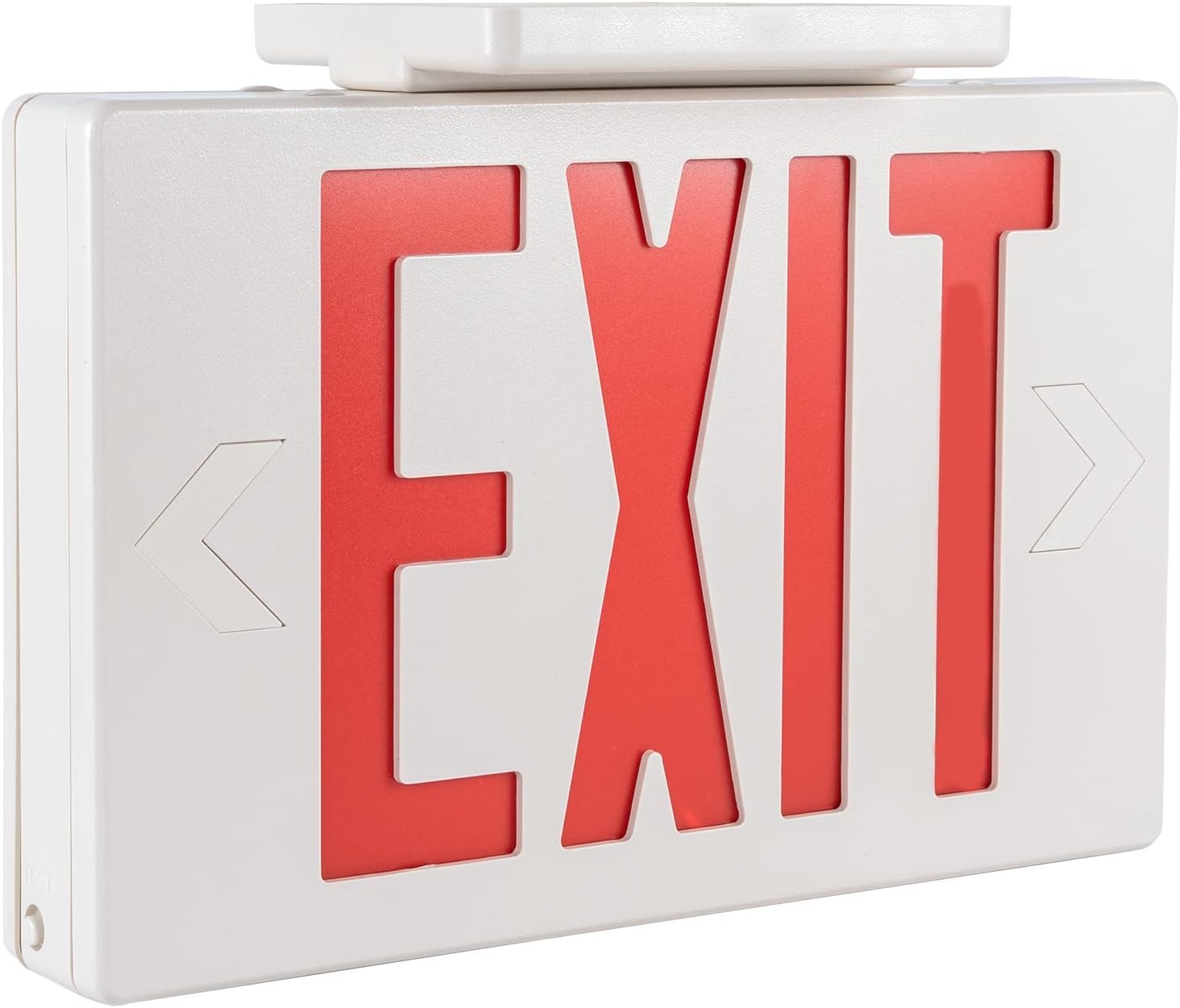 GRUENLICH LED EXIT Sign, Emergency Light with Double Face and Back Up ...