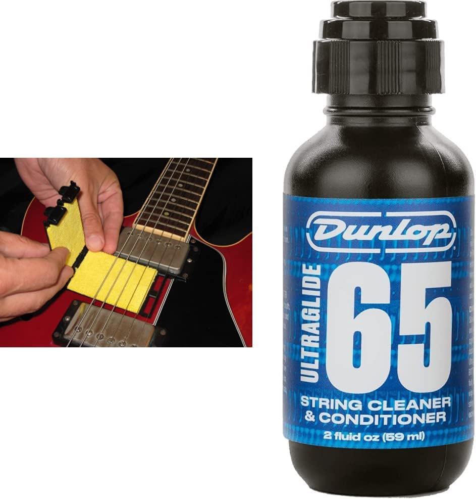 Amazon.com: The String Cleaner by ToneGear & Dunlop Ultraglide 65 String Conditioner : Musical ...
