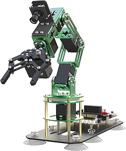 Yahboom Robotic Arm Raspberry Pi Robot Kit AI Hand Building with Camera ...
