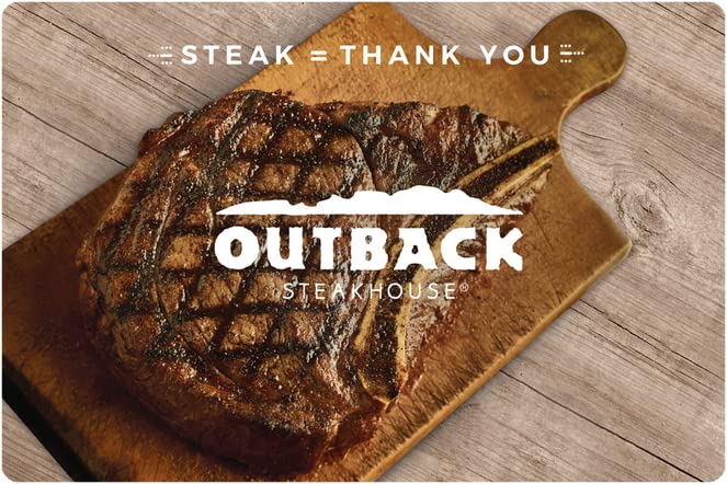 Amazon.com: Outback Steakhouse Restaurant eGift Card - Thank You: Gift ...