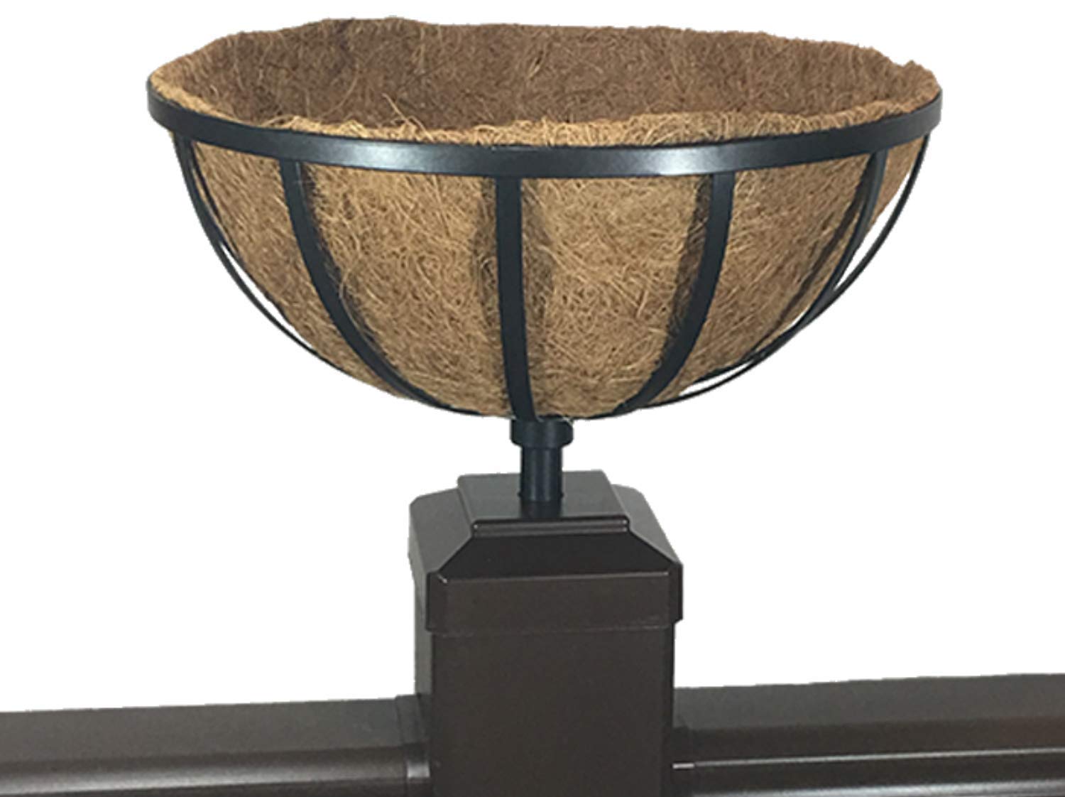 Amazon.com : Tru-Post TP-PB142 14 inch Planter Basket for a Deck ...