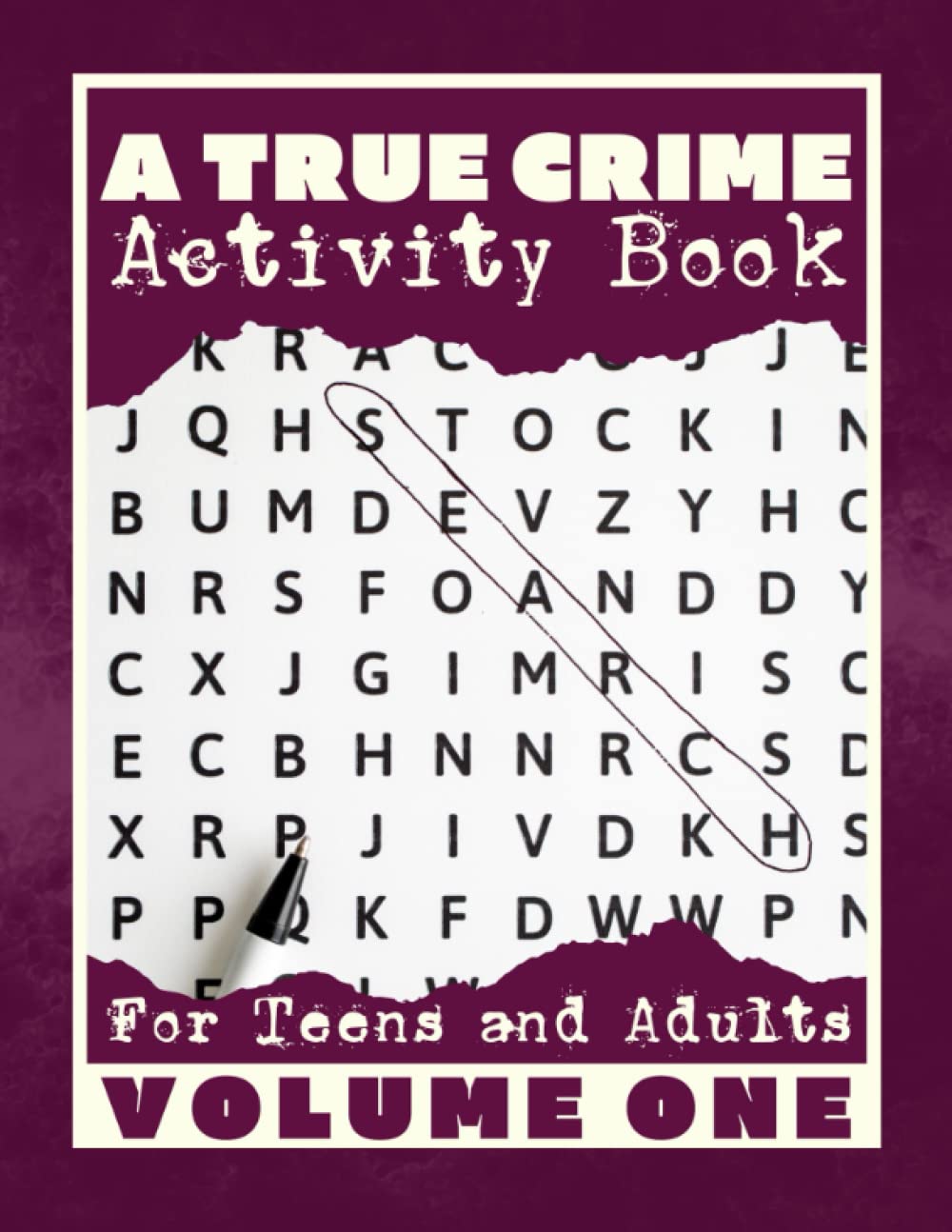 A True Crime Activity Book for Adults and Teens: Volume One: Word ...