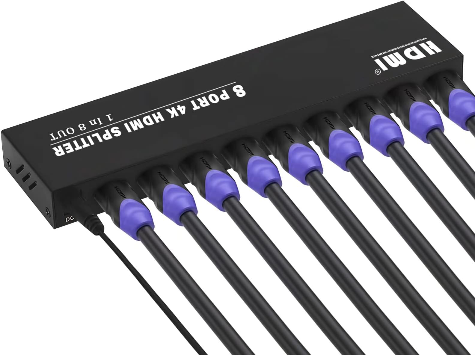 Amazon.com: 1x8 HDMI Splitter, 1 in 8 Out HDMI Splitter Audio Video ...