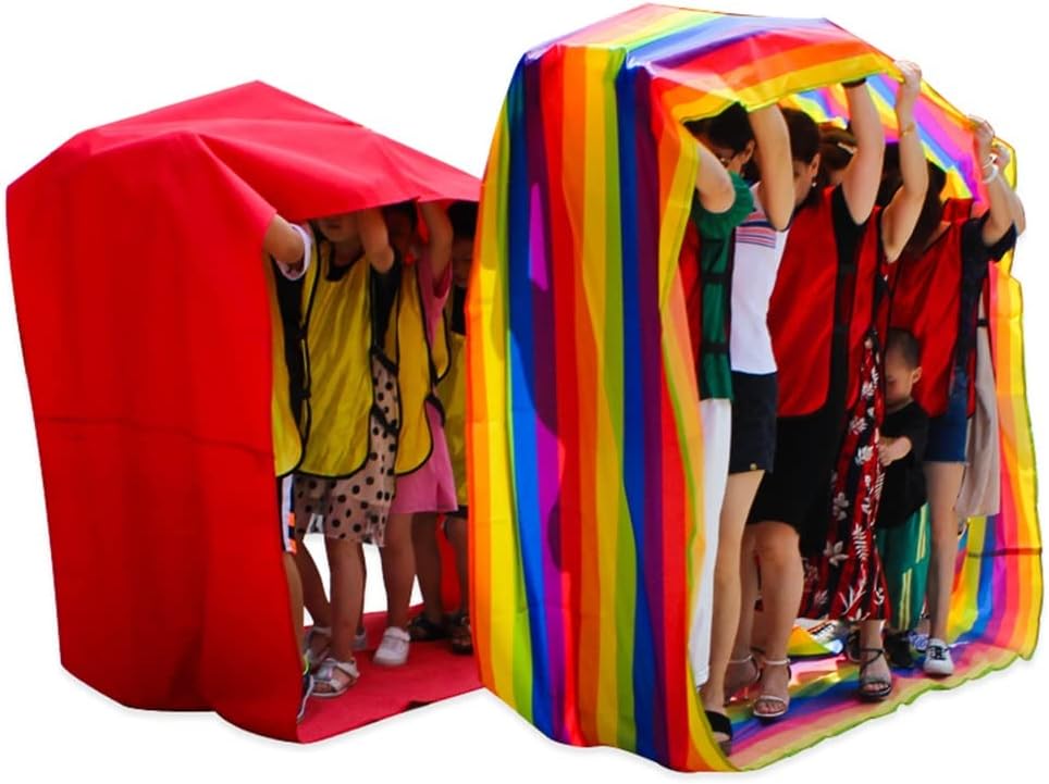 Amazon.com: 2PCS Teamwork Games Run Mat, Field Day Team Building ...