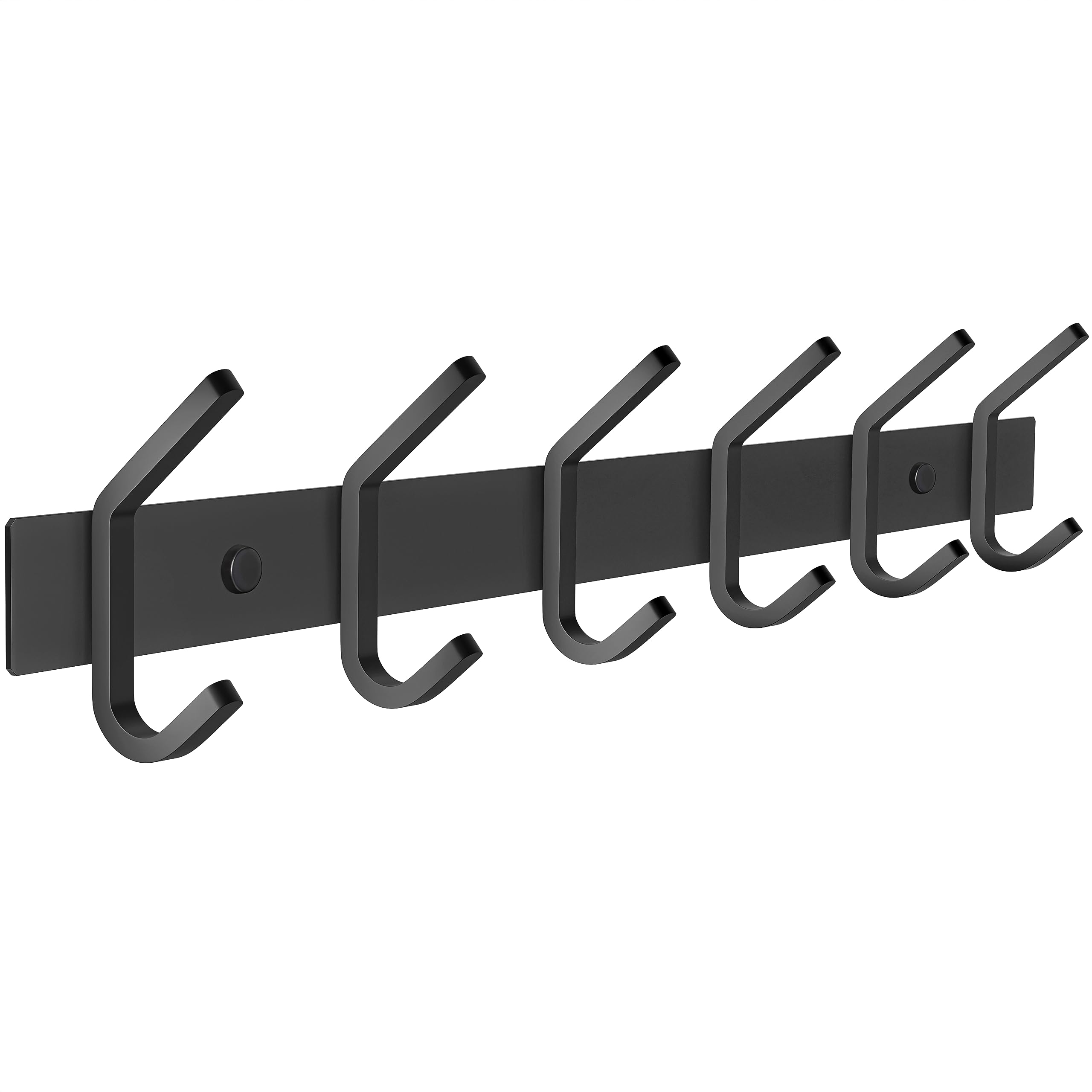 Snapklik.com : SAYONEYES Matte Black Coat Rack Wall Mount
