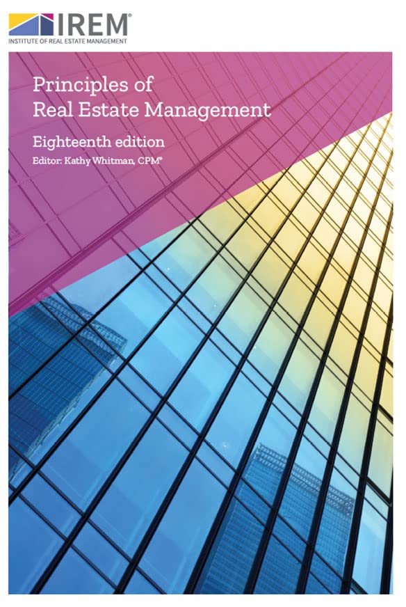 Principles of Real Estate Management, 18th Edition: Institute of Real ...