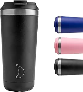 Chilly's Original Coffee Cup - Thermal Mug For Cold & Hot Drinks - Leak ...