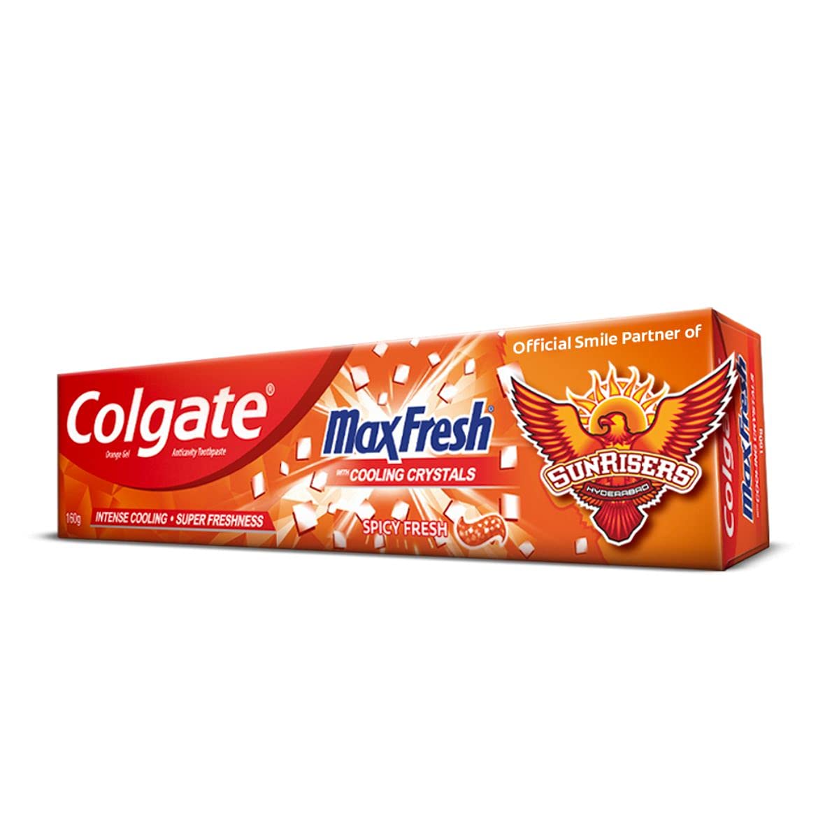 Colgate MaxFresh Orange Spicy Fresh Gel Toothpaste, 160gm, Sunrisers ...