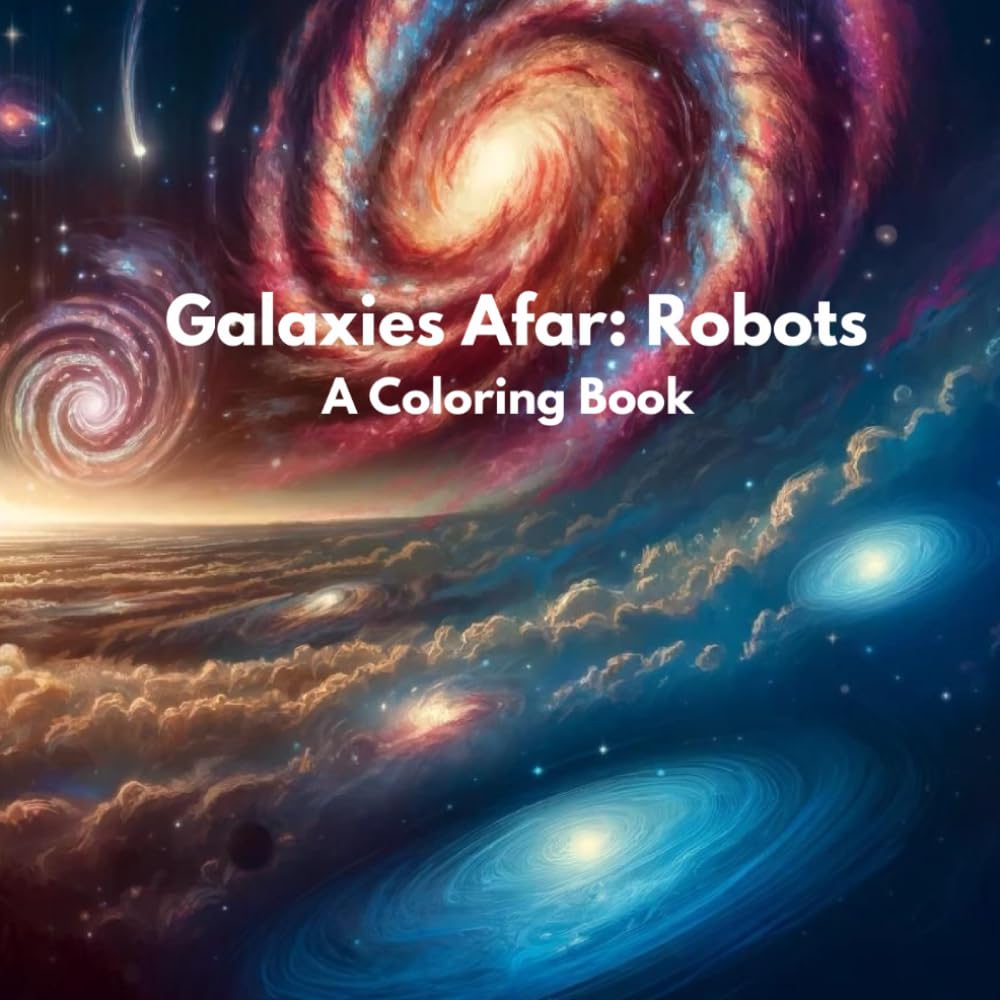 Amazon.com: Galaxies Afar: Robots: A Coloring Book: 9798325285677: JEMA ...