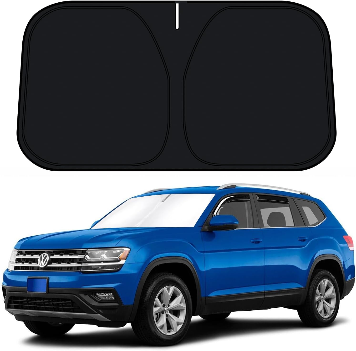 Amazon.com: D-Lumina Windshield Sun Shade for Volkswagen Atlas 2018 ...