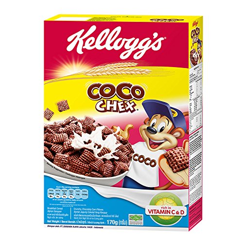 Amazon.com: Kellogg's, Breakfast Cereal, Coco Chex, 170 g (Pack of 1 piece)